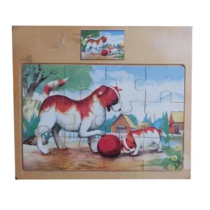 Houten Puzzel Honden 12 stukjes - Legpuzzels - Shopa