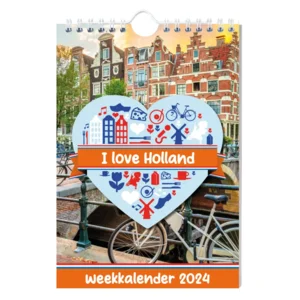 Week kalender - 2024 - Holland - Agenda's & Kalenders - Shopa
